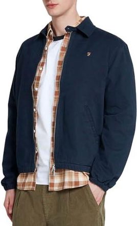 Farah Cane Blouson Harrington pour homme True Navy, bleu marine, XL