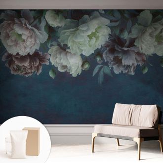 Tulup Carta Da Parati In Vlies Decorativa Per Pareti - Con Motivi Moderni - Con Colori Intensi - Per Ufficio Eleganza Floreale 312x219 Cm