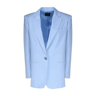 Andamane Blaue Klassische Lapel Jacke - - Jackets - Damen - Blau - XS