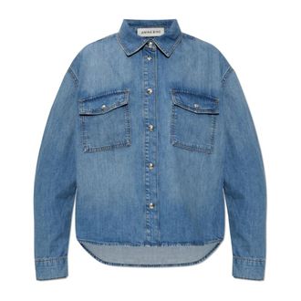 Anine Bing Paxton Denim Shirt - - Blouses & Shirts - Damen - Blau - XS