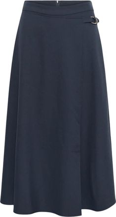 Kaffe Midirock - - Skirts - Damen - Grau - XS