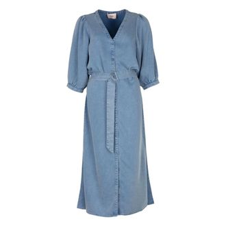 Freebird by Steven Femme, Robes, Bleu, Taille: 40 FR Dass Dress