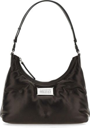 Maison Margiela Unisex Glam Slam Hobo Small Bag Black Leather Shoulder