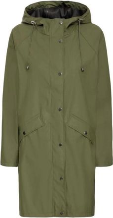 Ichi Ichi, Femme, Manteaux, Vert, Taille: 38 FR Ihtazi Raincoat