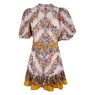 Farm Rio Farm Rio, Femme, Robes, Multicolore, Taille: 36 FR Hilo Stripes Mini Dress