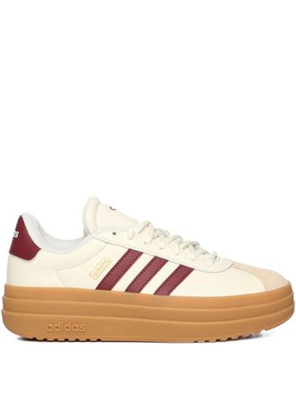 adidas baskets VL Court &agrave; lacets et d&eacute;tails en daim - Tons neutres
