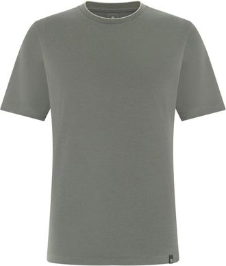 Boggi Milano Homme, Tops, Vert, Taille: L Cotton/Tencel T-Shirt