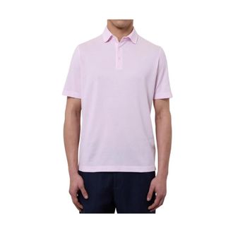 FILIPPO DE LAURENTIIS Kurzarm Baumwoll-Poloshirt - - Tops - Herren - Rosa - M