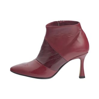 L'Arianna Larianna, Femme, Chaussures, Rouge, Taille: 39 1/2 EU Bottines en daim tricolore