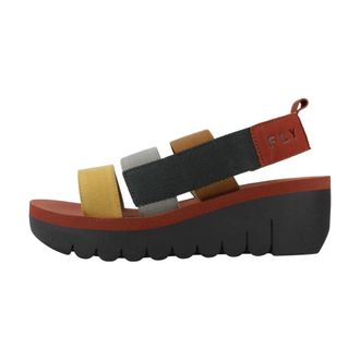 FLY London Femme, Chaussures, Multicolore, Taille: 39 EU Yoko Wedge Sandal