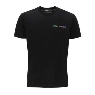 Dsquared2 DSquared2 - T-Shirt f&uuml;r Herren/Damen Unisex, Cool Fit (Schwarz)