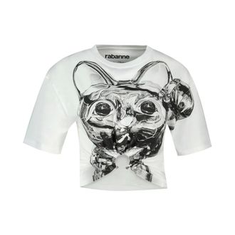 Paco Rabanne Damen, Oberteile, Wei&szlig;, SGr&ouml;&szlig;e