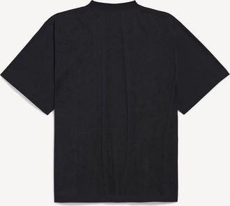 Balenciaga Logo-Printed T-Shirt - Black