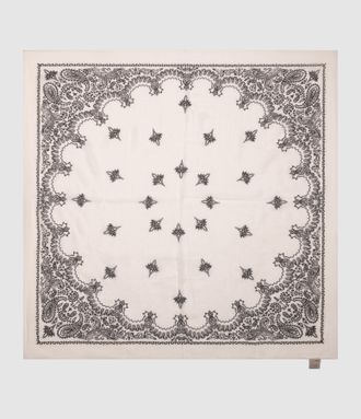 Destin Foulard Carr&eacute; White