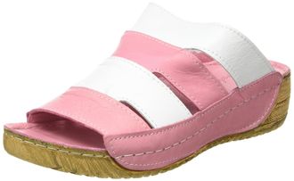 Andrea Conti Damen 775720 Sandale, Rosa Weiß, 38 EU