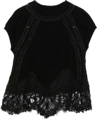Ermanno Scervino Top - Schwarz