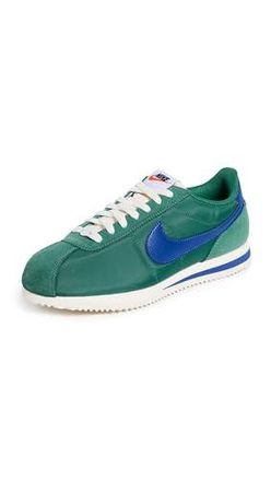 Nike Nike Cortez, Baskets pour Femme, 38 EU, Evergreen Aura Hyper Royal Sail White, 38 EU