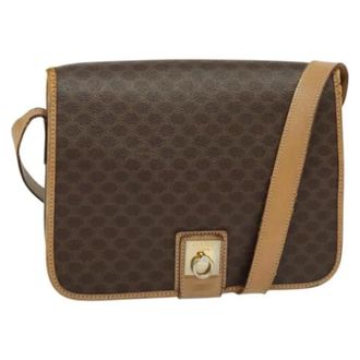 Celine Pre-owned Cuir sacs-celine - Femme - Pre-owned - Brun - Taille: ONE Size