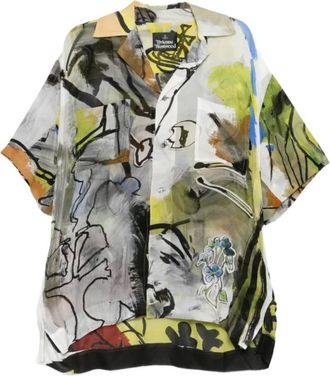 Vivienne Westwood Homme, Chemises, Multicolore, Taille: M Camp Shirt Wonderland