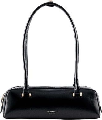 Seidenfelt Manufaktur sac &agrave; &eacute;paule Alunda Shoulderbag Glossy Black noir