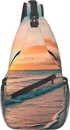 Generic Ocean Beach Sac &agrave; bandouli&egrave;re de voyage pour homme Sac &agrave; dos de randonn&eacute;e