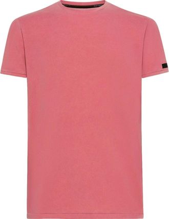 Roberto Ricci Design Rrd, Homme, Tops, Rose, Taille: XL T-Shirt Piqu&eacute; Techno Wash