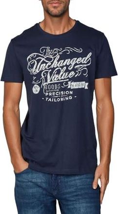 Riverso RIVLeon T-shirt &agrave; col rond et manches courtes pour homme Coupe droite 100 % coton Vert Bleu Blanc Gris Rouge Orange S M L XL 2XL 3XL 4XL 5XL, Dark Nav