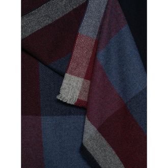 Brunello Cucinelli Striped Wool Scarf - Blue
