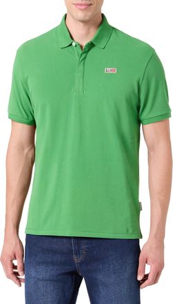 Napapijri Evan Short Sleeve Polo Shirt Bright Green, gr&uuml;n, XXL