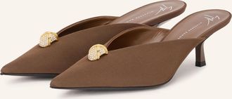 Giuseppe Zanotti Giuseppe Zanotti Design Mules Raquel Mit Schmucksteinen braun