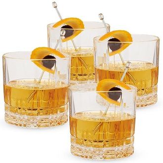 Spiegelau & Nachtmann 4500177 Perfect Serve Lot de 4 Verres &agrave; Whisky 270 ML