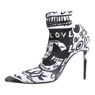 Dolce & Gabbana Kurze Stiefel - - Shoes - Damen - Wei&szlig; - 37 EU