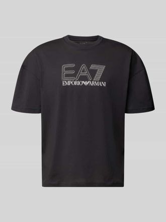Emporio Armani T-Shirt mit Logo und Rundhalsausschnitt
