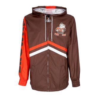 Mitchell & Ness Cleveland Browns Windbreaker Full Zip - - Sport - Herren - Braun - L
