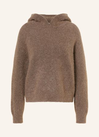 SoSUE Sosue Strick-Hoodie Mit Alpaka braun