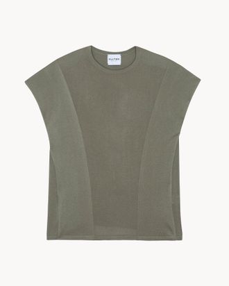 Kujten Top col rond soie cachemire - T-Shirt Ambrosia