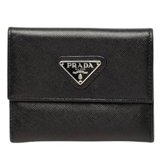 Prada Porte-cartes Pre-owned - Femme - Pre-owned - Noir - Taille: ONE Size