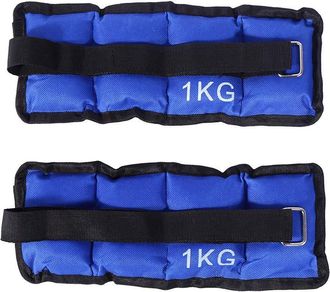 Dioche Gewichtsmanschetten 2er Set 1 kg Gewichtsmanschetten f&uuml;r Kn&ouml;chel / Handgelenk, verstellbar, f&uuml;r Fitness, Fitness, Wandern, Joggen, Gymnastik, Aerobic,