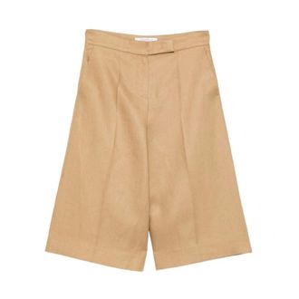 Max Mara Femme, Shorts, Beige, Taille: 36 FR Long Shorts