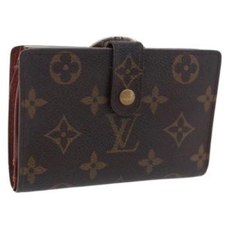 Louis Vuitton Portefeuille bifold en toile Monogram Pre-owned - Femme - Pre-owned - Brun - Taille: ONE Size