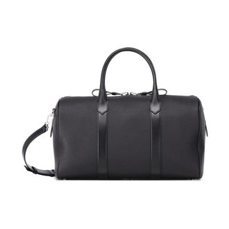 Tom Ford Homme, Sacs, Noir, Taille: ONE Size Sac de voyage en cuir