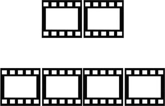 Exceart 6st&uuml;cke Teiliges Wandbild-Rahmen Kreative Wandtattoos F&uuml;r Fotos Dekorative Wandaufkleber F&uuml;r Wohnzimmer Und Schlafzimmer F&uuml;r Familienfotos Und Kunstwe