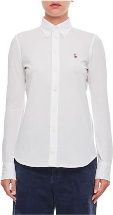 Polo Ralph Lauren Femme, Blouses et Chemises, Blanc, Taille: 34 FR Button-down Oxford Shirt