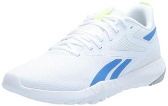 Reebok Mens Flexagon Force 4 Sneaker, Footwear White Kinetic Blue Digital Lime, 44 EU