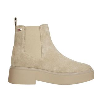 Tommy Hilfiger Chelsea Flag Ankle Boots - - Shoes - Damen - Beige - 39 EU