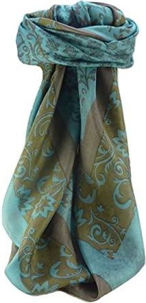 Pashmina & Silk Echarpe Soie de Mûrier Contemporary Floral F236 de
