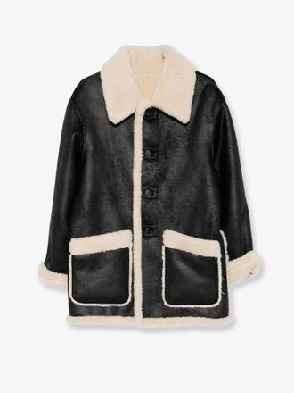 Dunst Unisex reversible eco-shearling jacket - DUNST - gender_Unisex