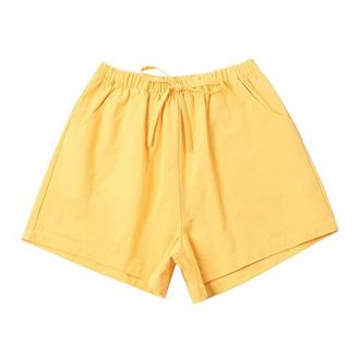 Generic Surv&ecirc;tement pour femme - Pantalon haut &eacute;l&eacute;gant, jaune, XXL