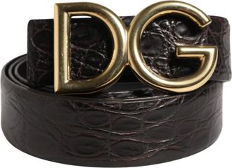 Dolce & Gabbana Homme, Accessoires, Noir, Taille: 105 CM Gorgeous Belt