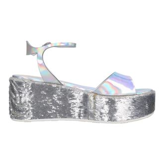 Casadei Femme, Chaussures, Gris, Taille: 37 EU With Heel Silver